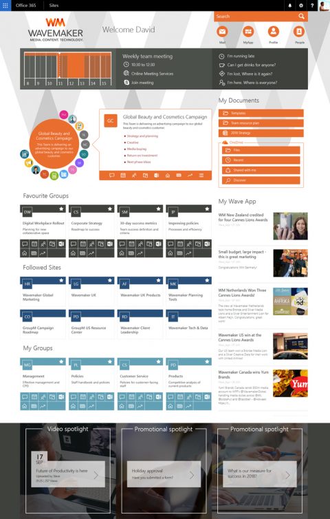 WPP Wavemaker: How to bring two companies together on Office 365?
