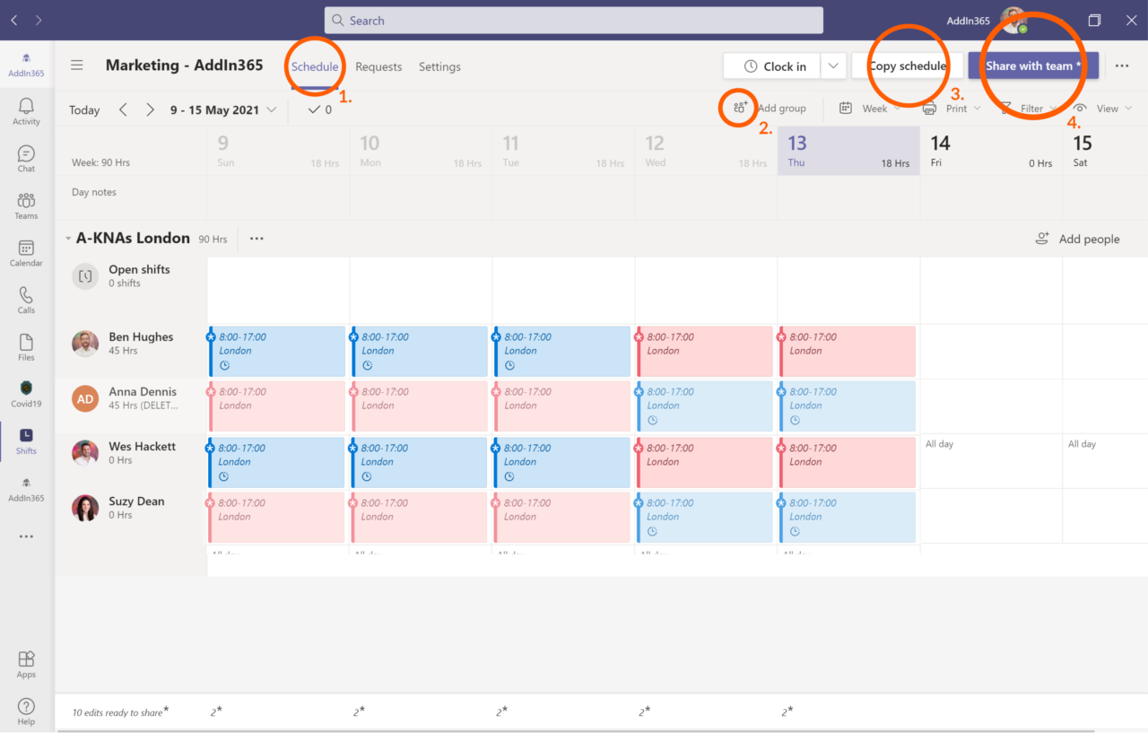 Ask AddIn: How to keep your frontline workers connected using Shifts
