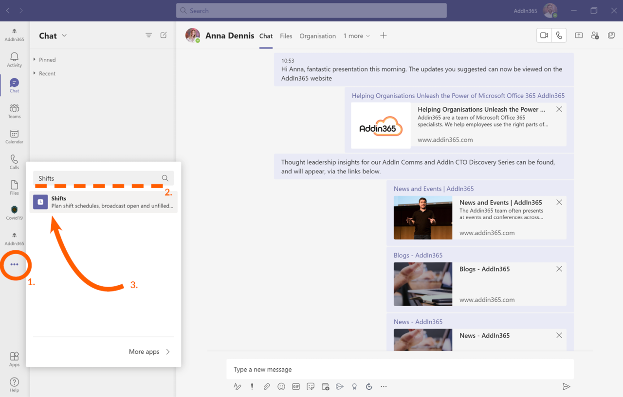 Ask AddIn: How to keep your frontline workers connected using Shifts