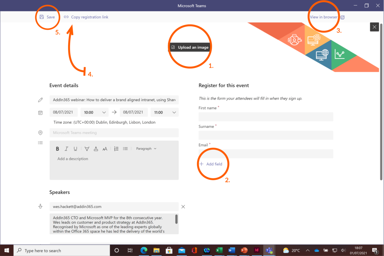 How to host your first Teams Webinar - for 1,000 attendees! - Addin365