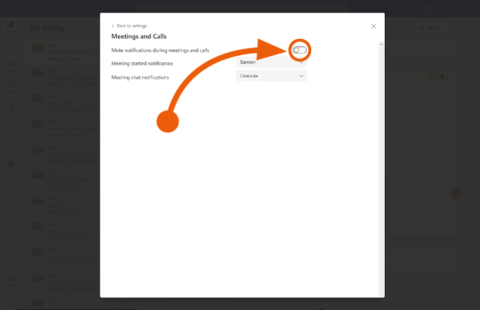 How to turn off notifications during a Microsoft Teams meeting - Addin365