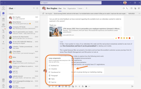 How to use Microsoft Loop in Teams